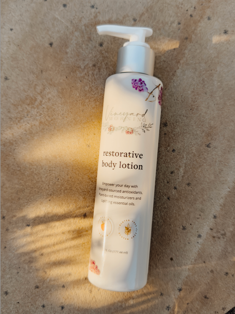 Restorative & Clean Mood-Boosting Body Lotion | Vineyard Morning ...