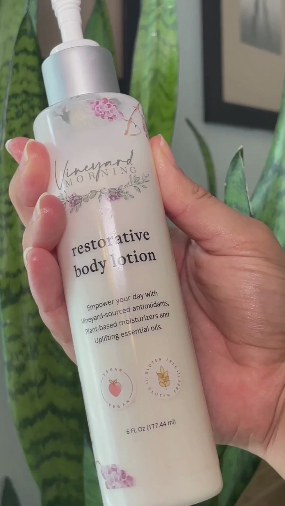 Restorative & Clean Mood-Boosting Body Lotion | Vineyard Morning ...